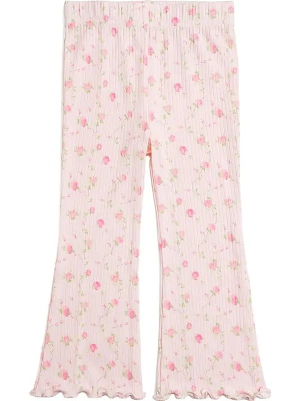 SWEET WINK Pink Rose Flare Legging - Light Pink
