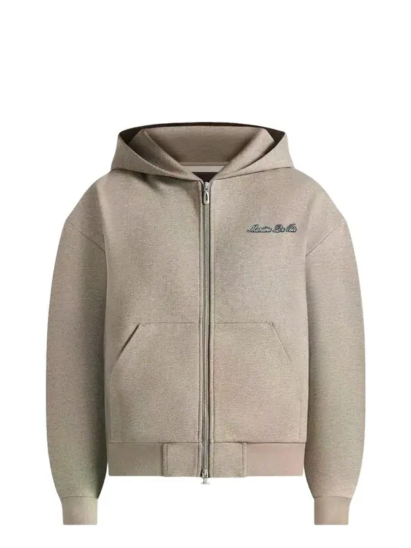Manière De Voir Zia Dual-zip Sweatshirt - Brown