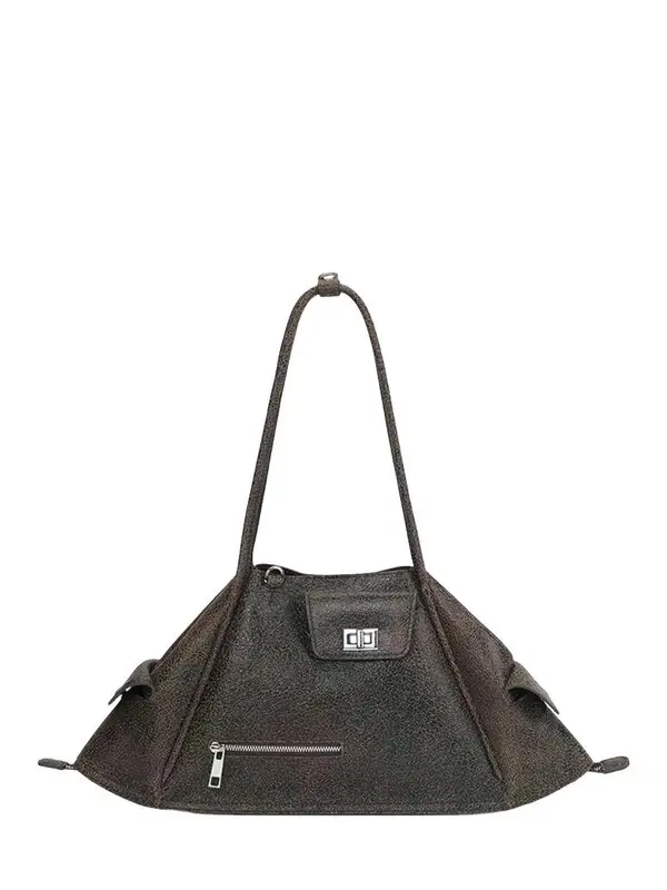 PABEPABE Zip-pocket Shoulder Bag - Brown