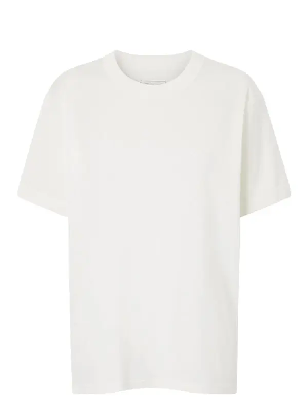 Adidas Originals By Alexander Wang Y-3 Printed Cotton-jersey T-shirt - White