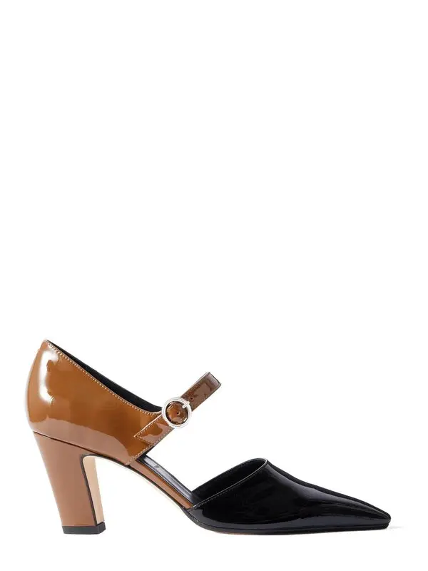 AeydĒ Isidora Patent Leather Mary Jane Pumps - Black