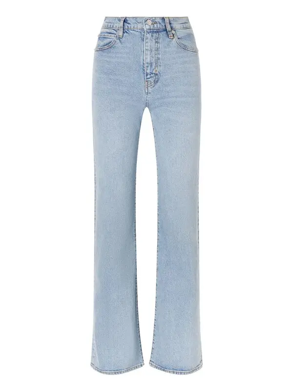 FRAME The Arrow High-rise Flared Jeans - Blue