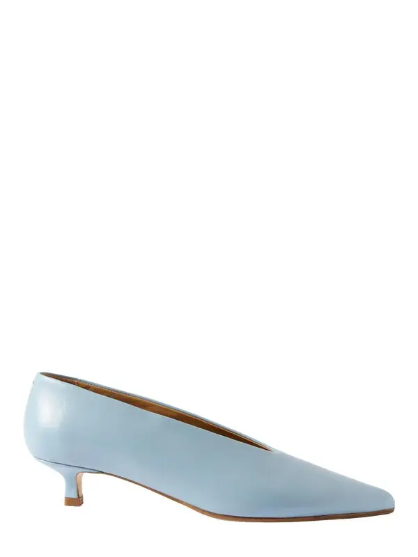 AeydĒ Clara Leather Pumps - Blue