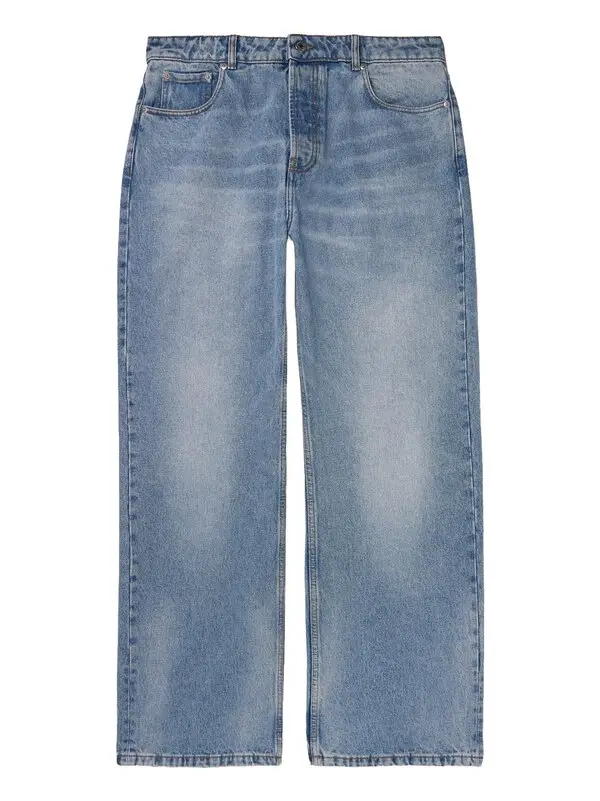 Ami Wide-leg Jeans - Blue