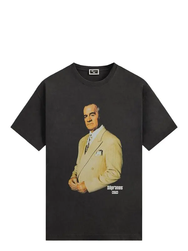 Kith For The Sopranos Paulie Vignette Vintage Tee - Black