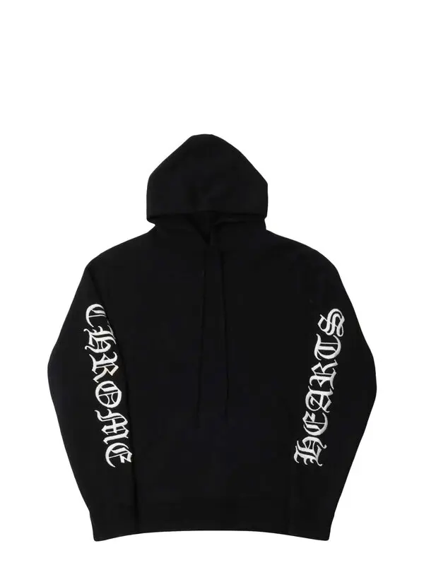 Chrome Hearts Cashmere Zip Up Hoodie - Black