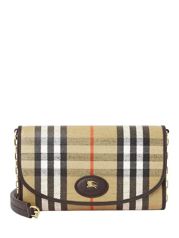 Burberry Highland Chain Crossbody - Beige