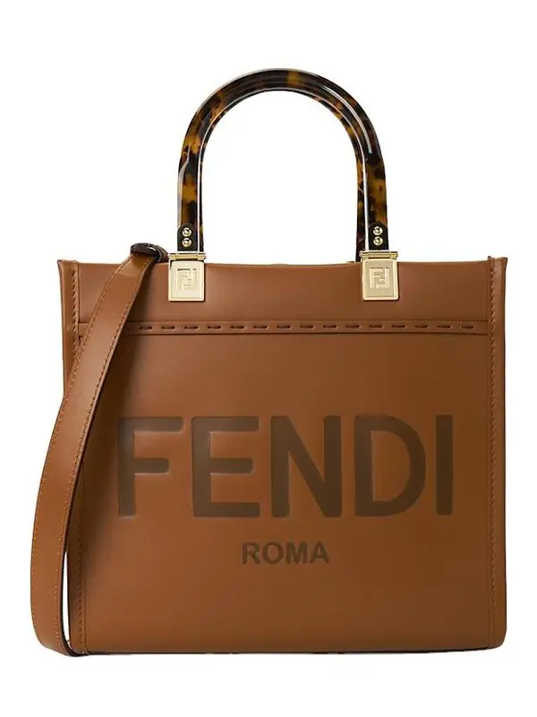 Fendi Sunshine Shopper Bag - Brown