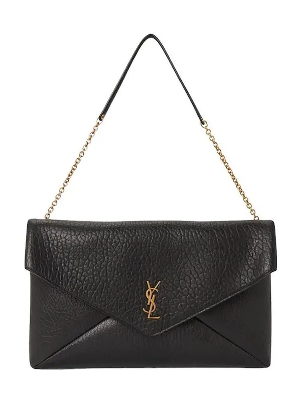 Saint Laurent Cassandra Chain Shoulder Bag - Black
