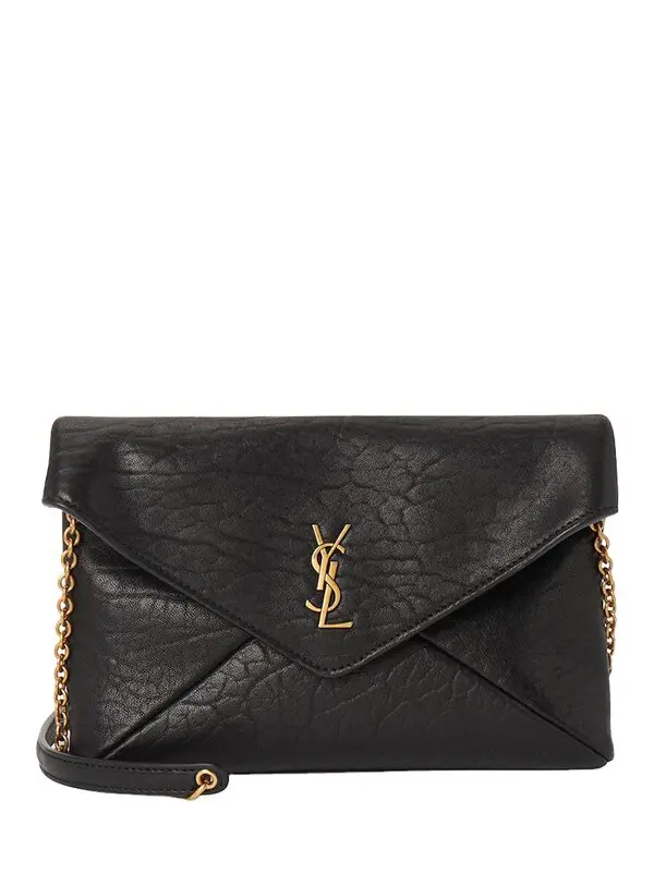 Saint Laurent Cassandra Chain Shoulder Bag - Black