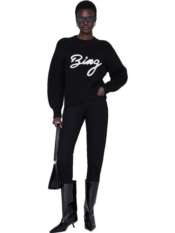 ANINE BING Kendrick Sweater - Black