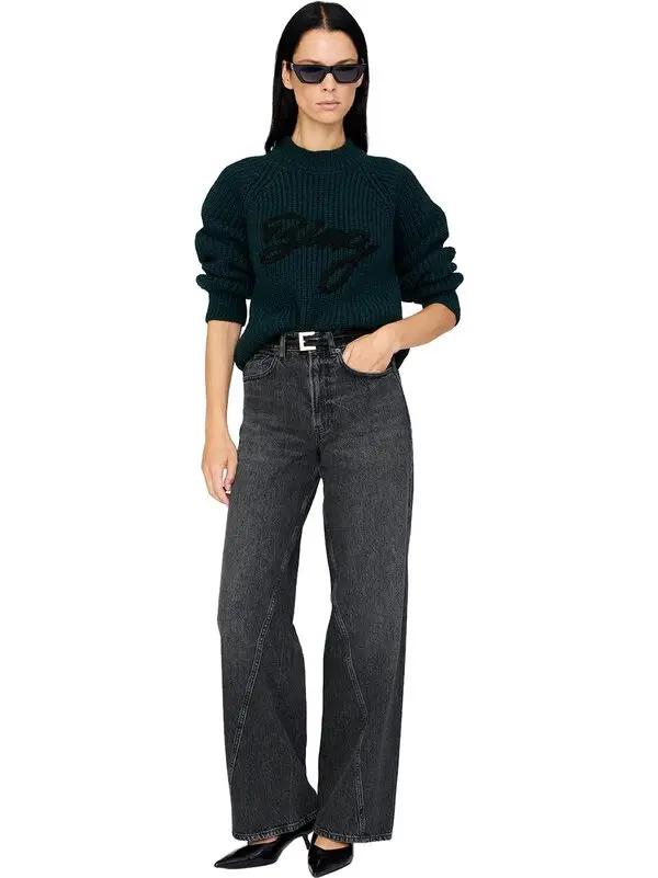 ANINE BING Kendrick Sweater - Dark Teal