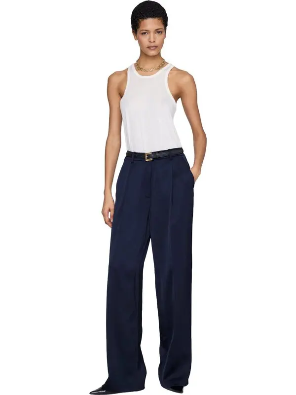 ANINE BING Trent Trouser - Navy