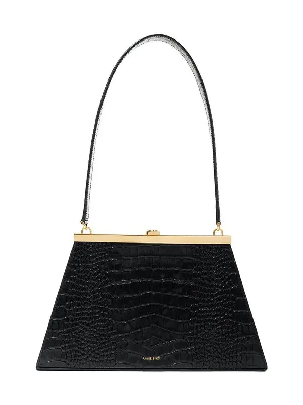 ANINE BING Anine Bag - Black Embossed