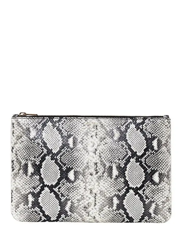 ANINE BING Large Elly Pouch - Python