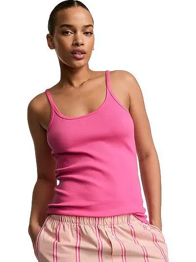 Victoria's Secret Ribbed Tank Top - Pink