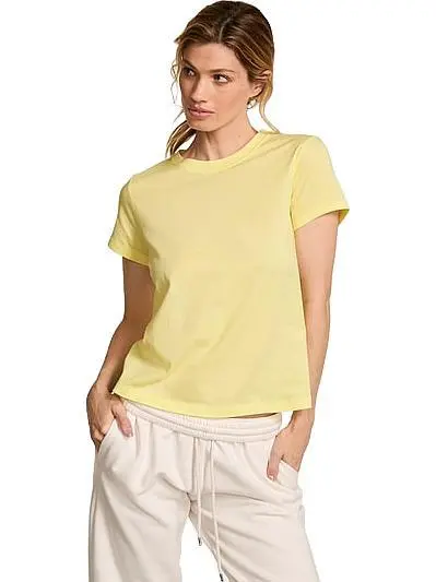 Victoria's Secret Cotton Tee - Yellow