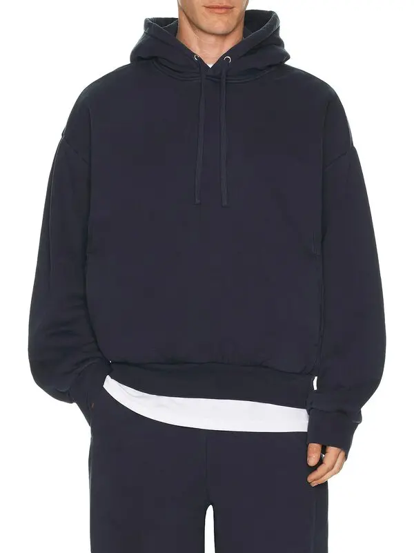 SKIMS Heavy Fleece Hoodie - Navy