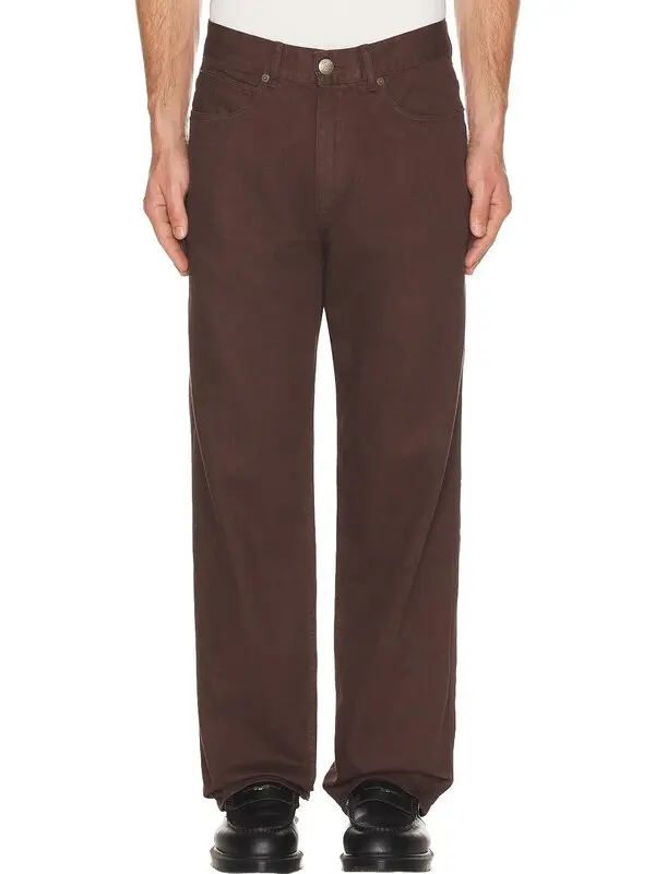 PALMES Coarse Trousers - Brown