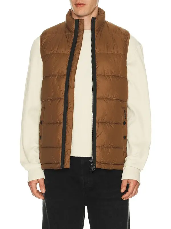 Barbour Offshore Quilted Gilet Vest - Umber