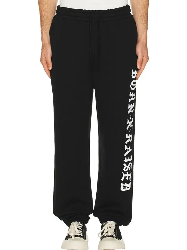 BORN X RAISED Bxr Standard Sweatpants - Black