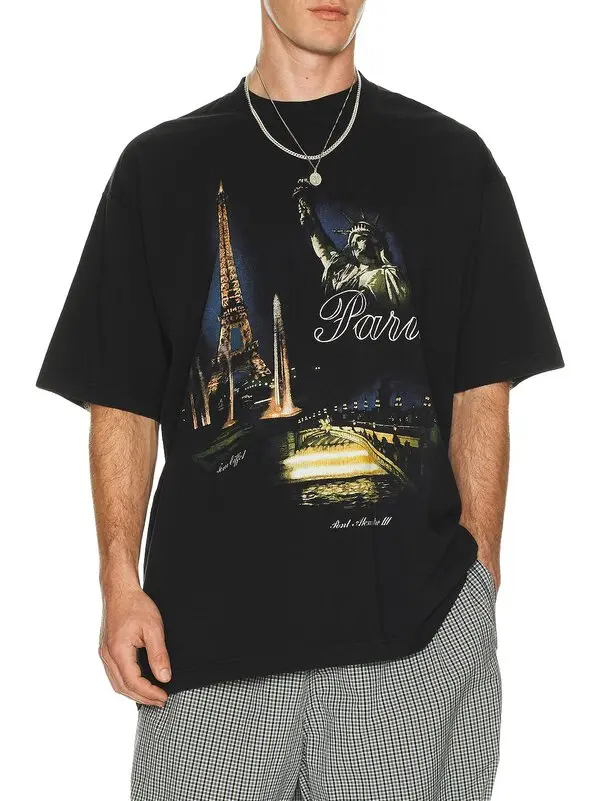 Vetements Paris Tourist T-shirt - Black
