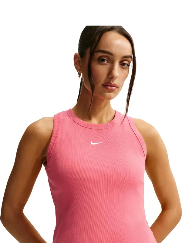 Nike Sportswear Tight Ribbed Tank Top - Pink