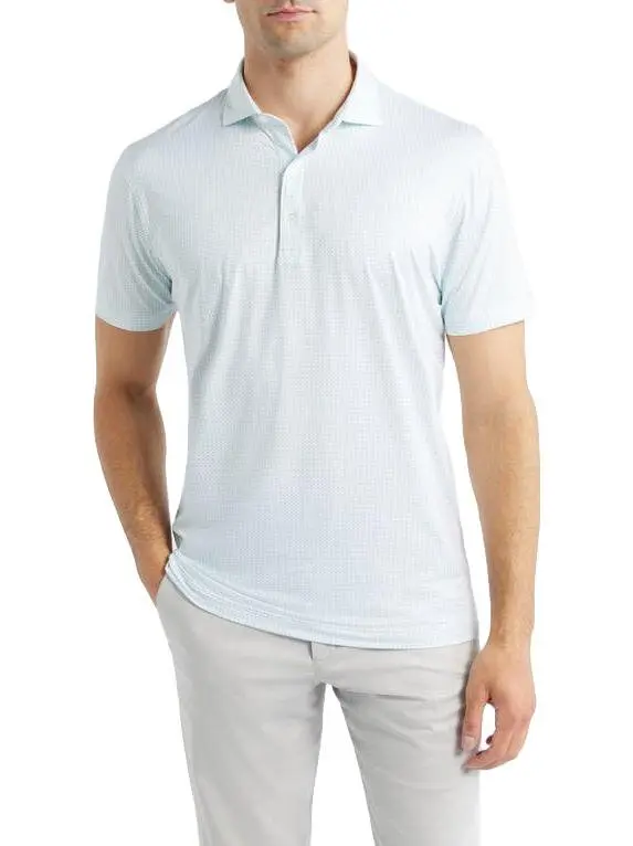 Johnnie-o Tee Party Featherweight Performance Polo - White