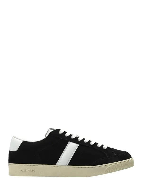 TOM FORD Suede Low-top Sneakers - Black
