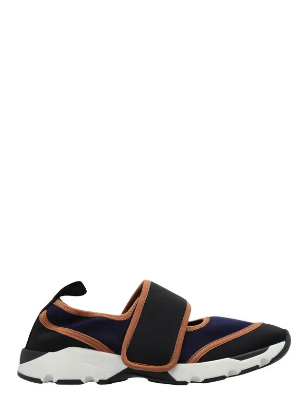 Marni Mary Jane Sport Shoes - Navy Blue