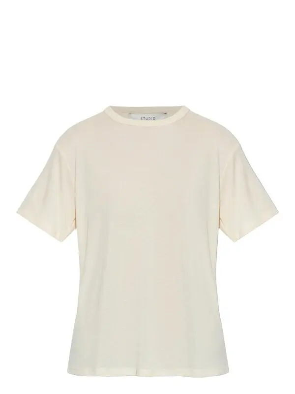 Studio Nicholson Relaxed Fit T-shirt - Beige