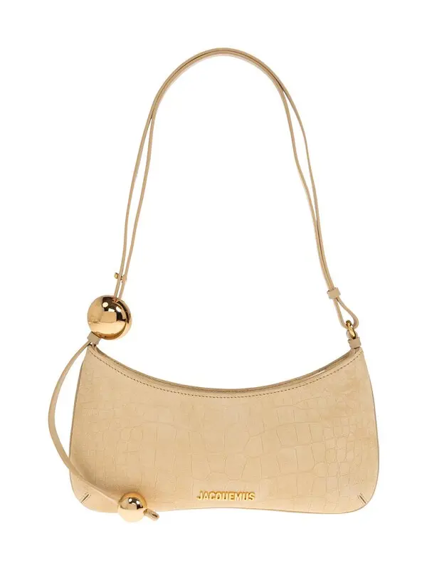 Jacquemus Le Bisou Perle’ Shoulder Bag - Beige