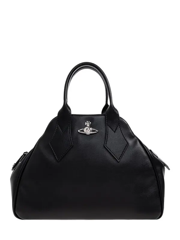VIVIENNE WESTWOOD Yasmine Medium Handbag - Black