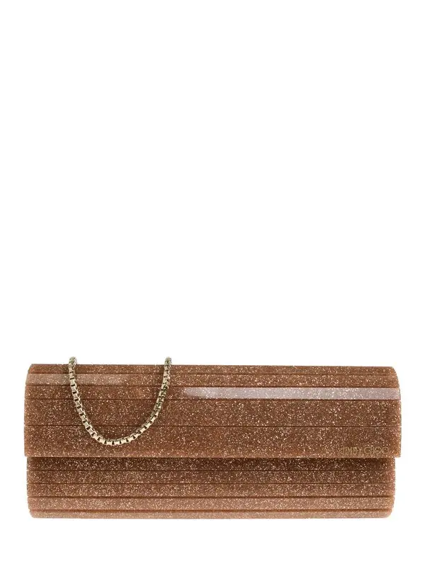 JIMMY CHOO Sweetie Clutch - Brown