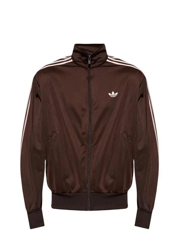 ADIDAS ORIGINALS Sweatshirt With Stand-up Collar - Brown