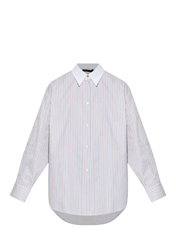 Paul Smith Oversized Striped Shirt - White