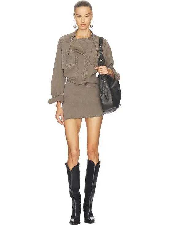 Isabel Marant Nouria Shirt Dress - Dark Bronze