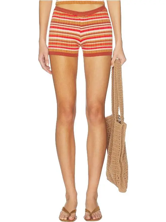 BANANHOT Jack Striped Shorts - Bayadere Rib Stripes