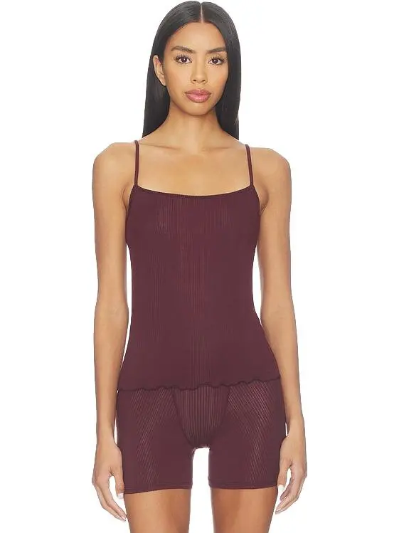 NEGATIVE UNDERWEAR Whipped Cami - Garnet