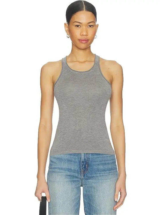 ALL MY LOVE Lindsay Top - Heather Grey