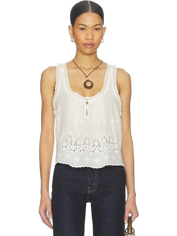 SPELL Maiden Lace Cami - Antique White