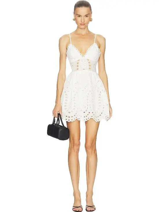 Charo Ruiz Ibiza Nix Dress - White Sealace