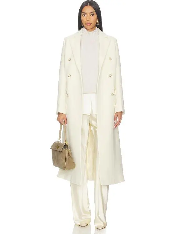 SAMSOE SAMSOE Falcon Coat - Clear Cream