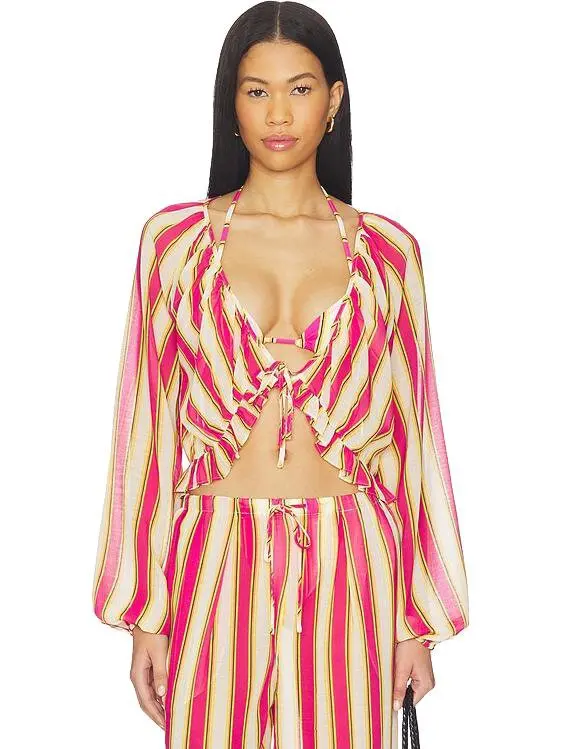 Solid & Striped The Seraphina Top - South Beach Stripe