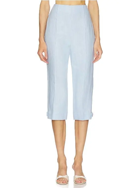 Posse Harper Capri Pant - Blue