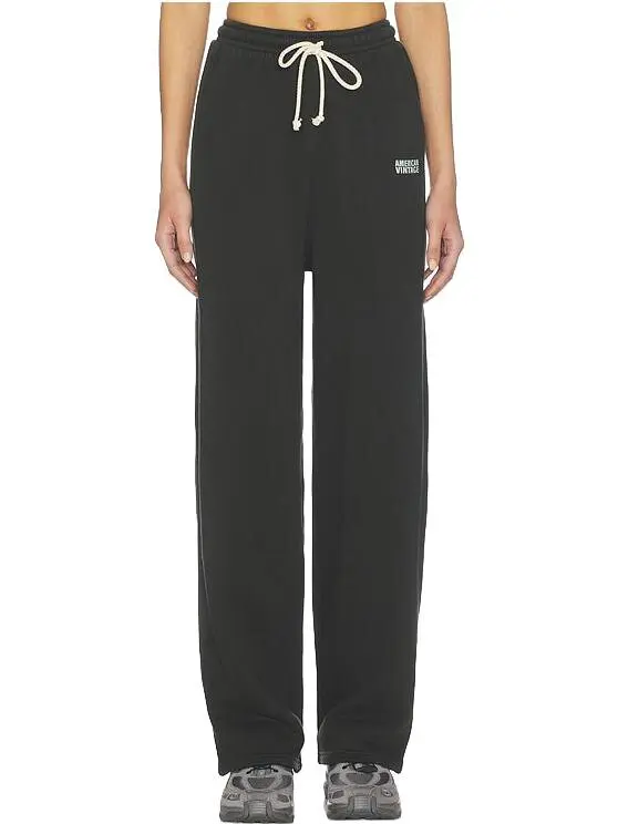 American Vintage Izubird Sweatpant - Reglisse