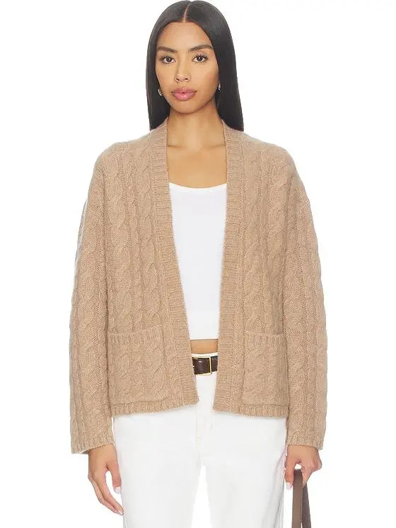 Naadam Ultra Luxe Cashmino Cardigan - Mocha