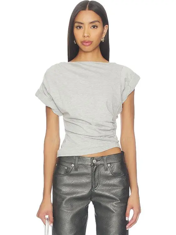 THE LINE BY K Francine T-shirt - Heather Grey