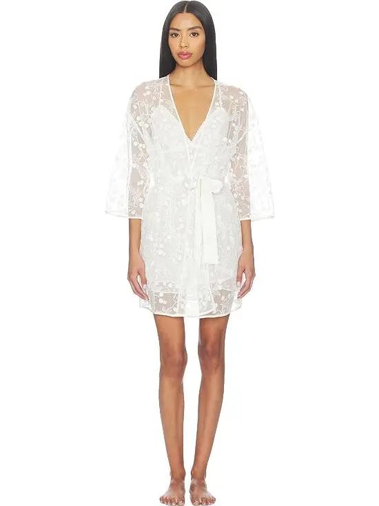 Flora Nikrooz Meg Wrap Dress - Ivory