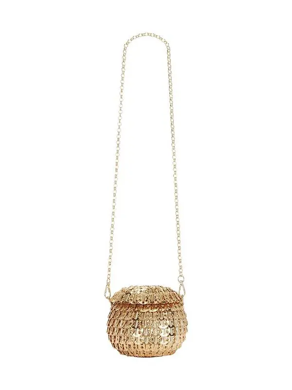 LOVERS AND FRIENDS Isla Metallic Handbag - Gold